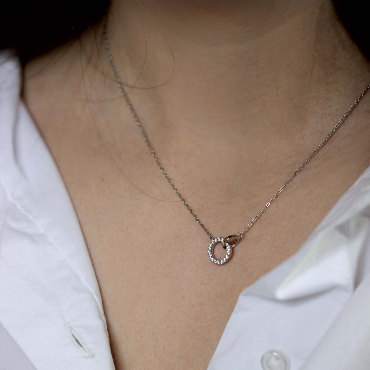 Collier Toi et Moi Argent 925 : Les plus beaux colliers, pendentifs ...