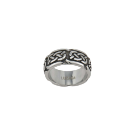 Bague Homme Hugo acier inoxydable - Bijoux homme acier et bagues pas chères